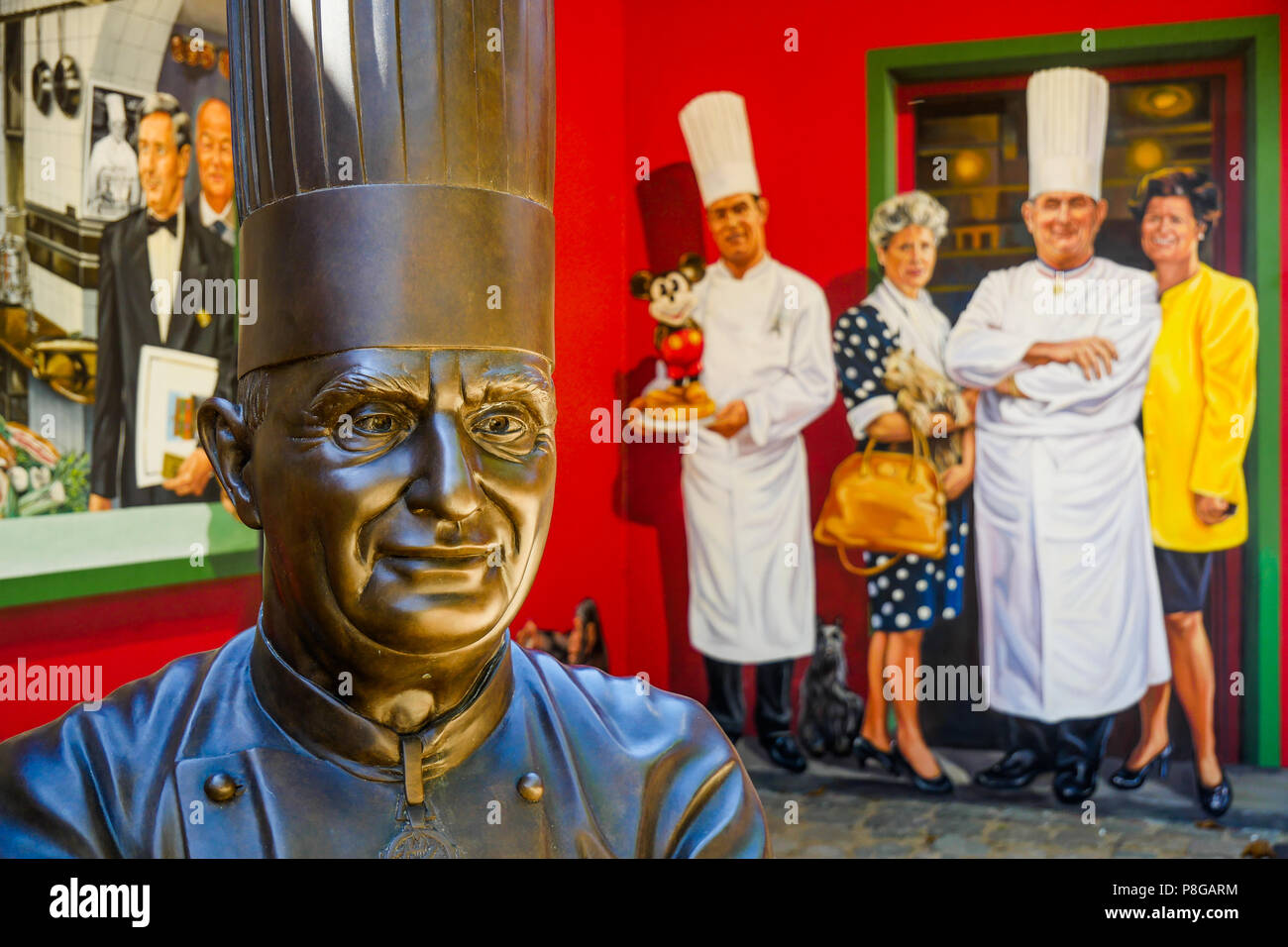 Paul Bocuse restaurant, Collonges au Monts d'or, France Stock Photo - Alamy