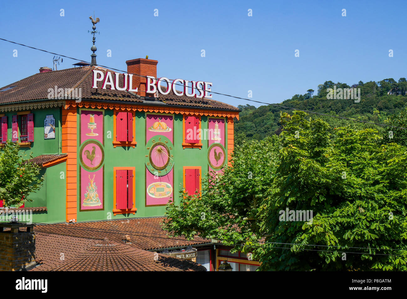 Paul bocuse restaurant collonges au hi-res stock photography and images ...
