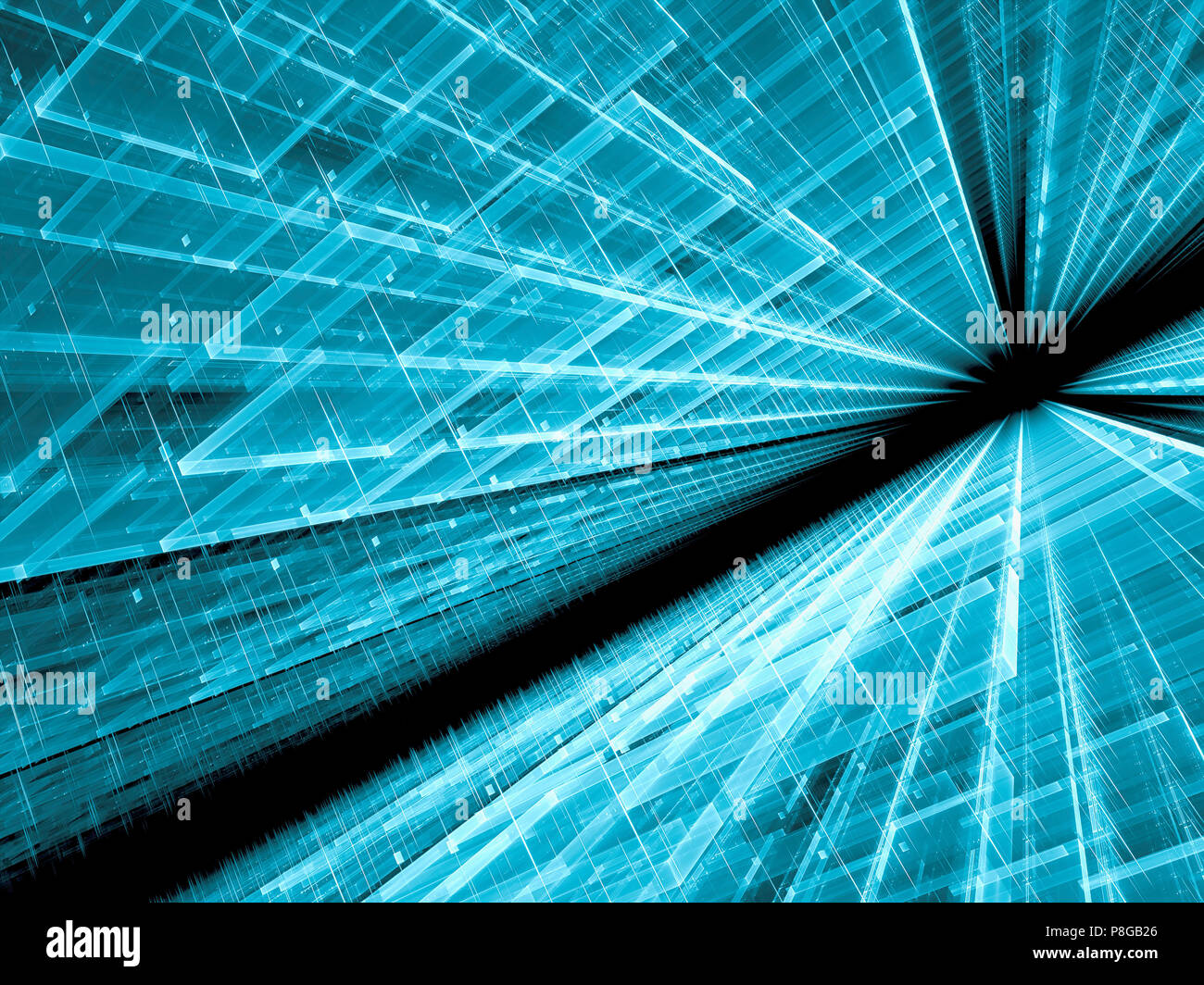 Tech backdrop - abstract digitally generated image Stock Photo - Alamy