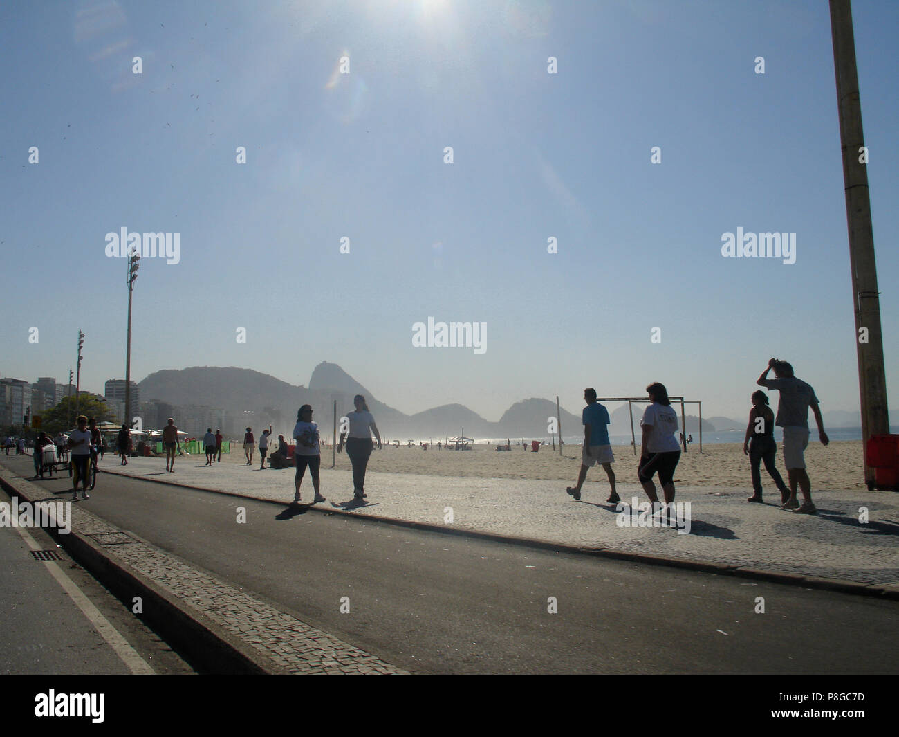 Copacabana beach, Rio de Janeiro, RJ, Brazil Stock Photo - Alamy