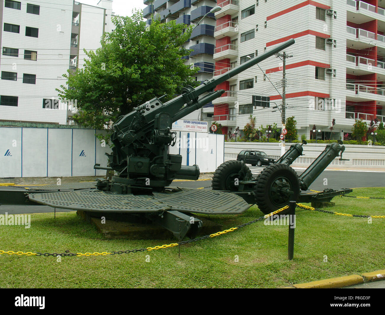 Cannon, gun, Praia do Forte, Praia Grande, São Paulo, Brazil Stock ...