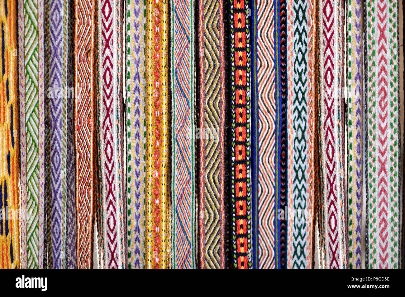 Detail of a traditional Lithuanian weave Stock Photo - Alamy