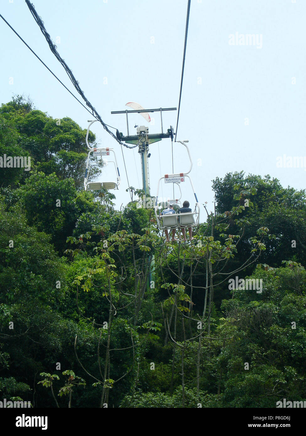 People, chairlift, São Vicente, São Paulo, Brazil Stock Photo - Alamy