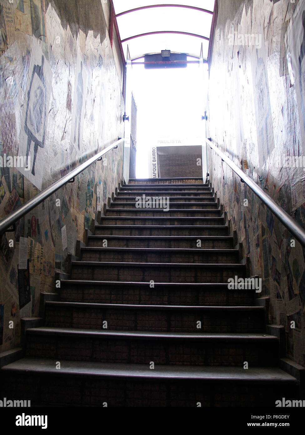 Gallery, Underground Pass, Street Consolation, Capital, São Paulo ...