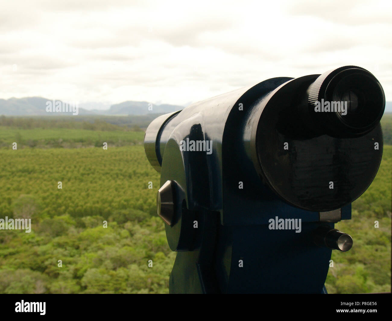 telescope, Lookout, Santa Cruz, Aracruz, Espirito Santo, Brazil Stock ...