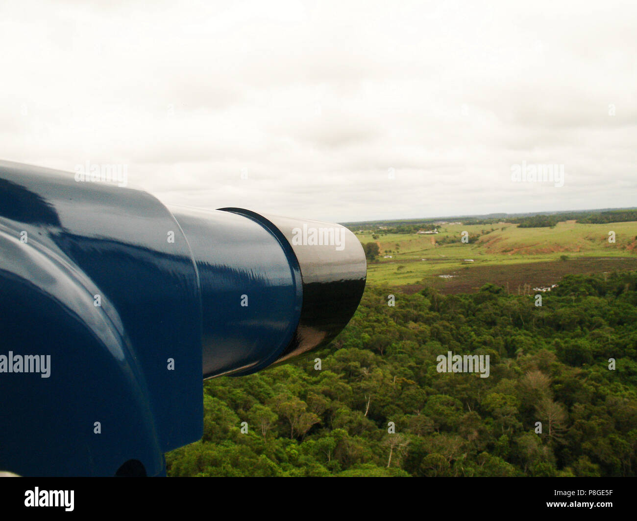telescope, Lookout, Santa Cruz, Aracruz, Espirito Santo, Brazil Stock ...