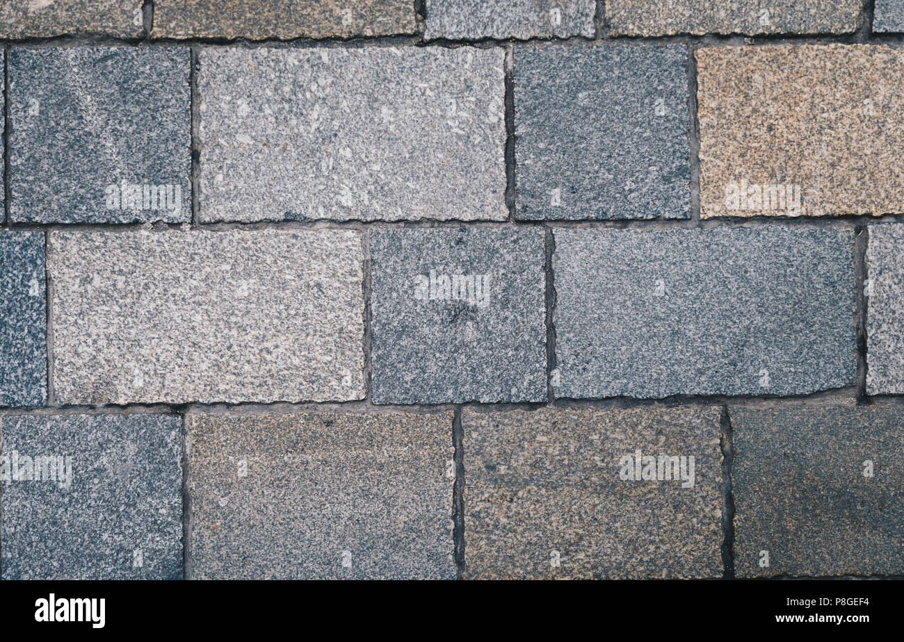 Pavement tiles, texture background. Gray Square Pavement. Seamless ...