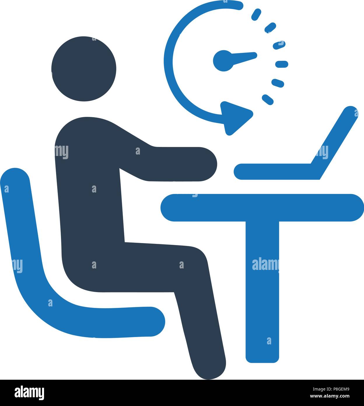 Office Workplace Icon Stock Vector Image & Art - Alamy