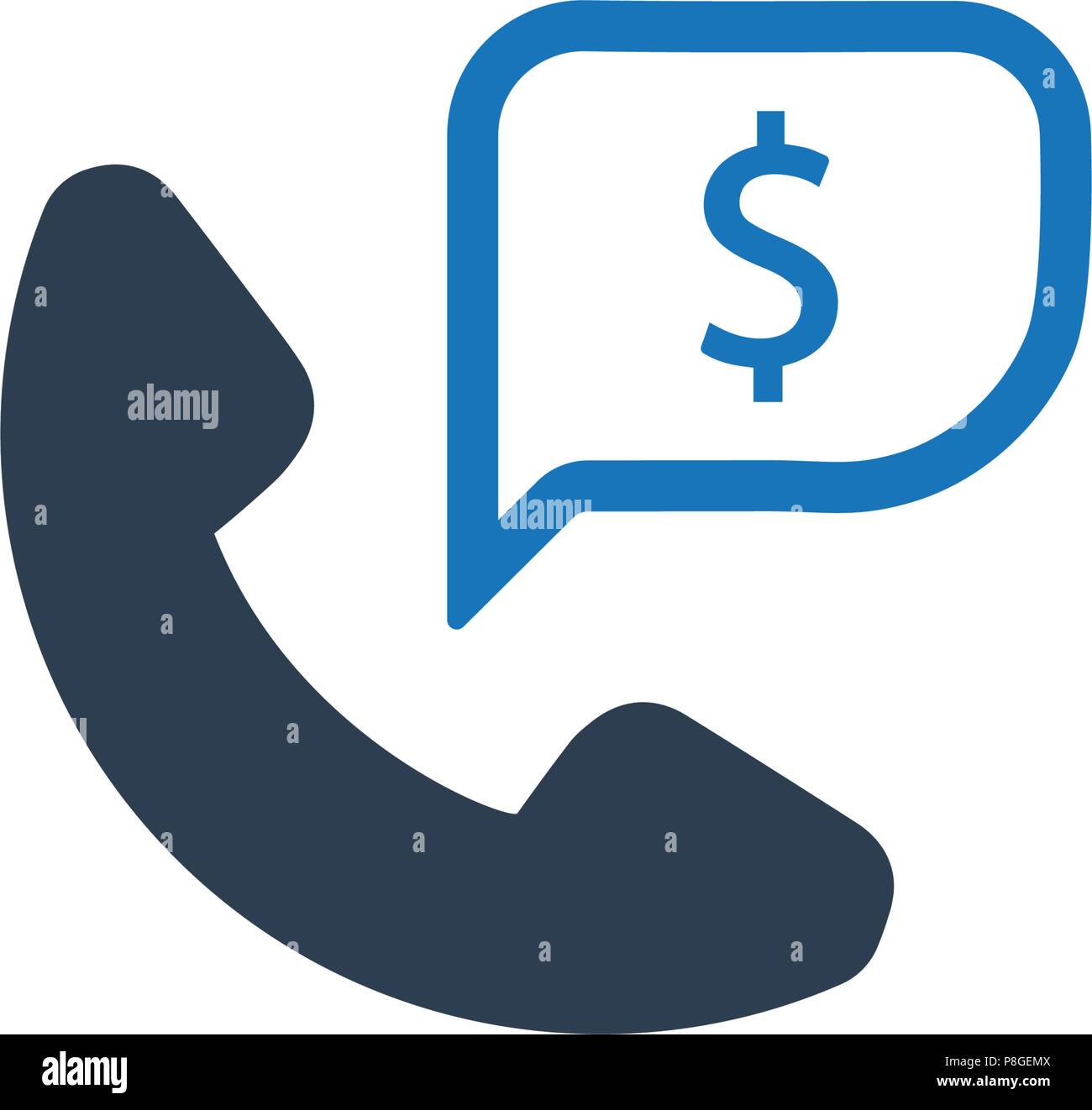 Business Call Icon Stock Vector Image & Art - Alamy