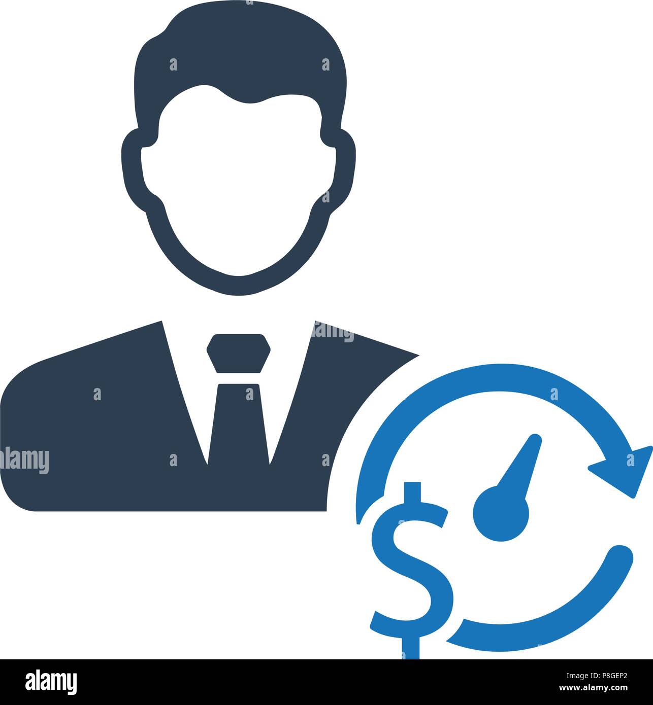 Budget planning icon Stock Vector Images - Alamy