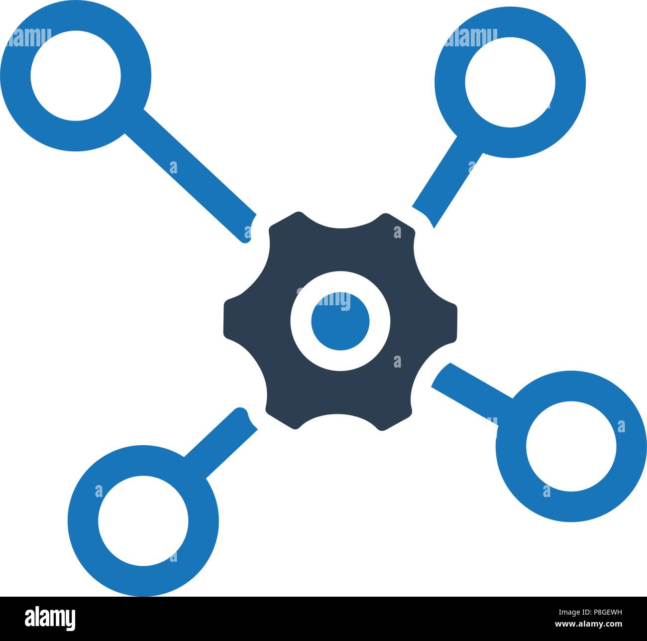 Remote Connection Icon Stock Vector Image & Art - Alamy