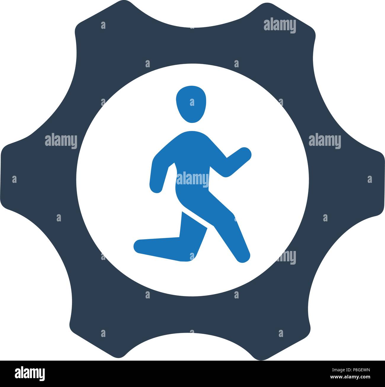 Employee Working Icon Stock Vector Image & Art - Alamy