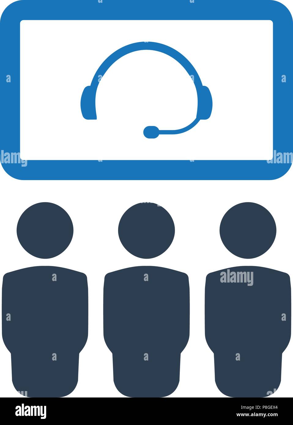 Video Conference Icon Stock Vector Image & Art - Alamy