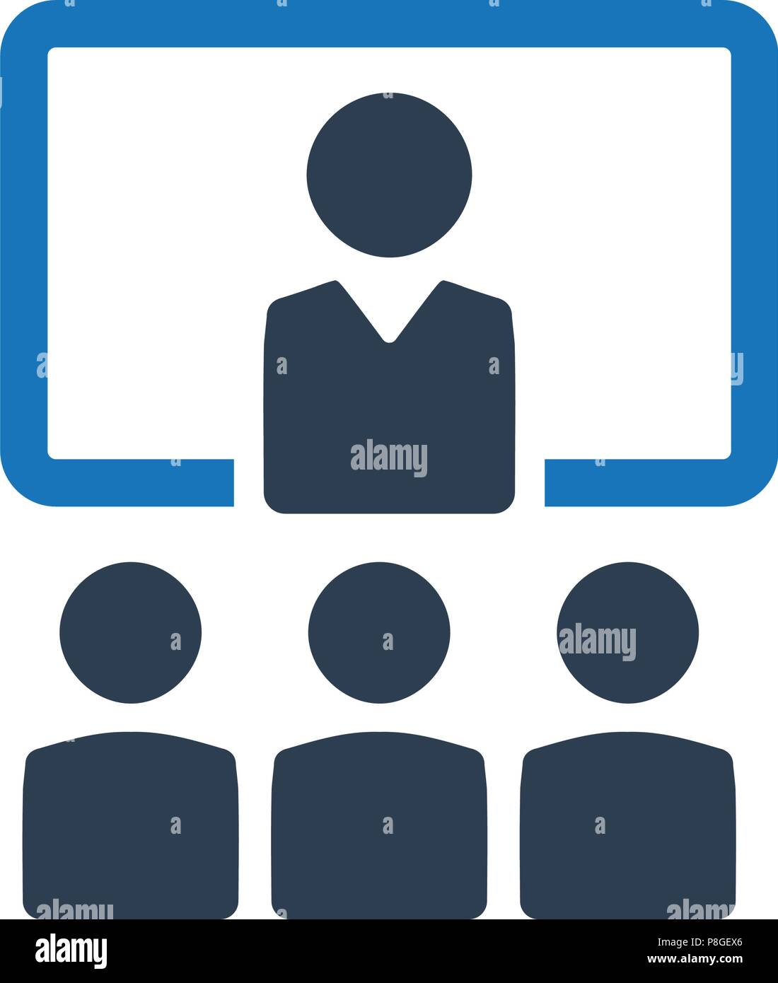 Business Presentation Icon Stock Vector Image & Art - Alamy