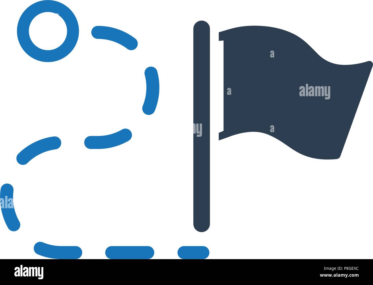 Journey is destination Stock Vector Images - Alamy