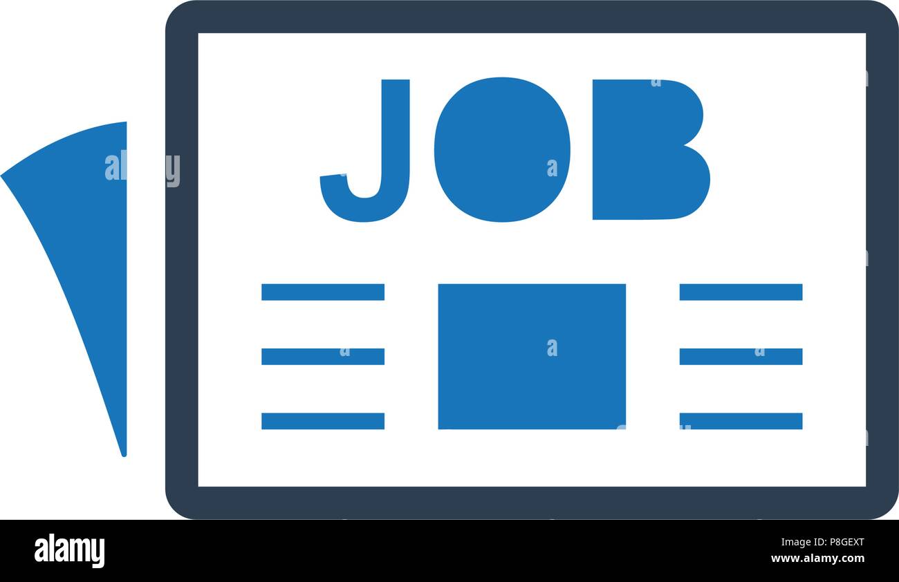 Job Advertisement Icon Stock Vector Image & Art - Alamy