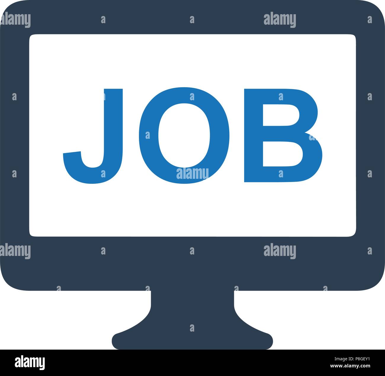 Online Job Information Icon Stock Vector Image & Art - Alamy