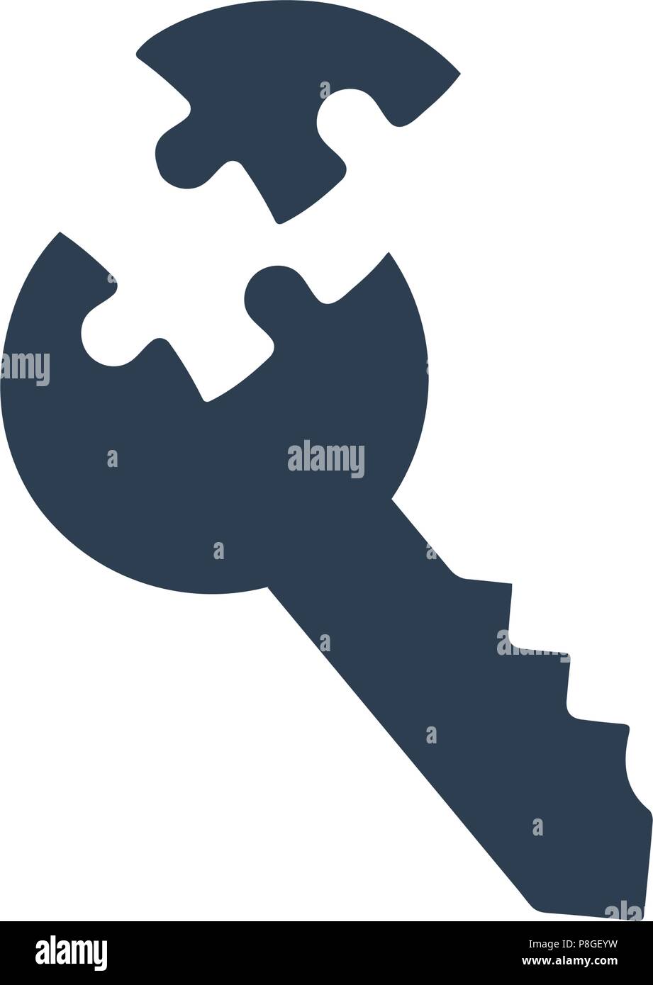 Solution Key Icon Stock Vector Image & Art - Alamy