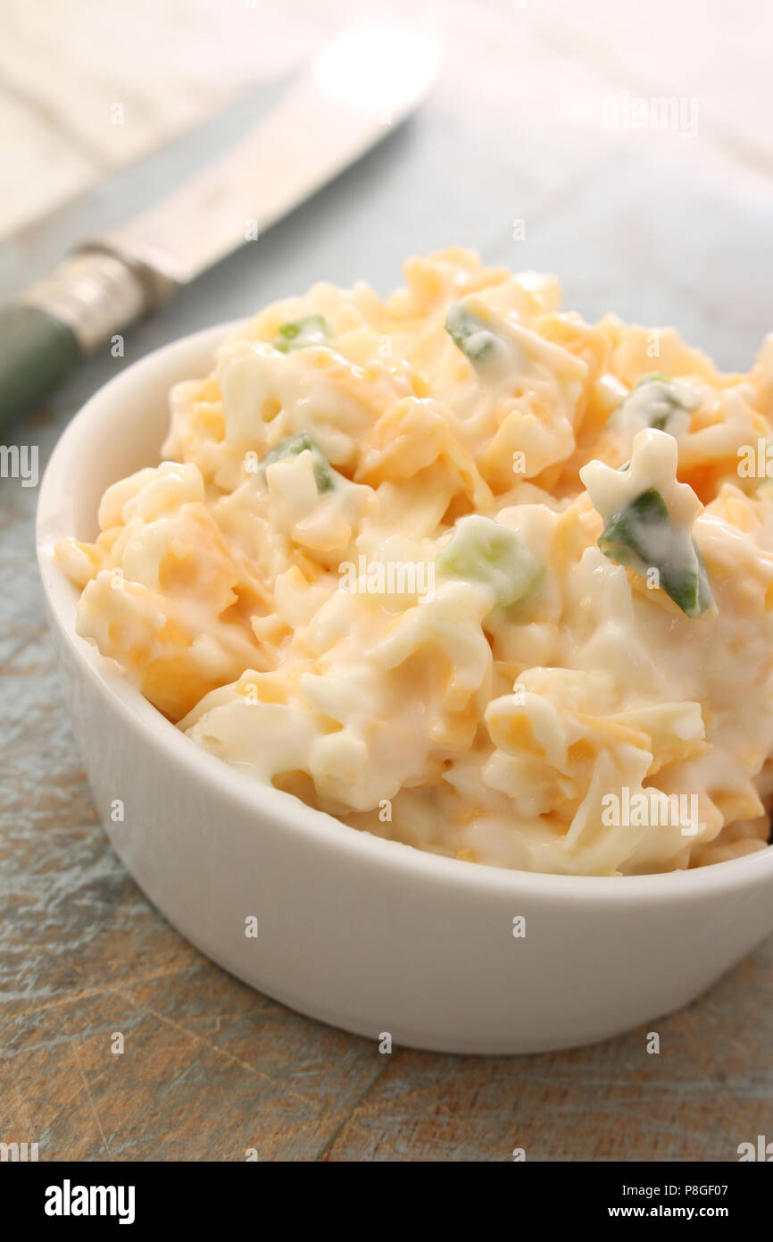 cheese and spring onion Stock Photo - Alamy