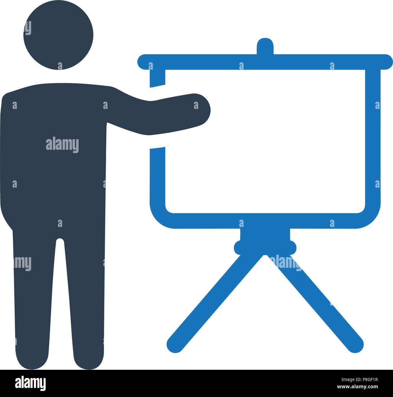 Icon presentation demo Stock Vector Images - Alamy