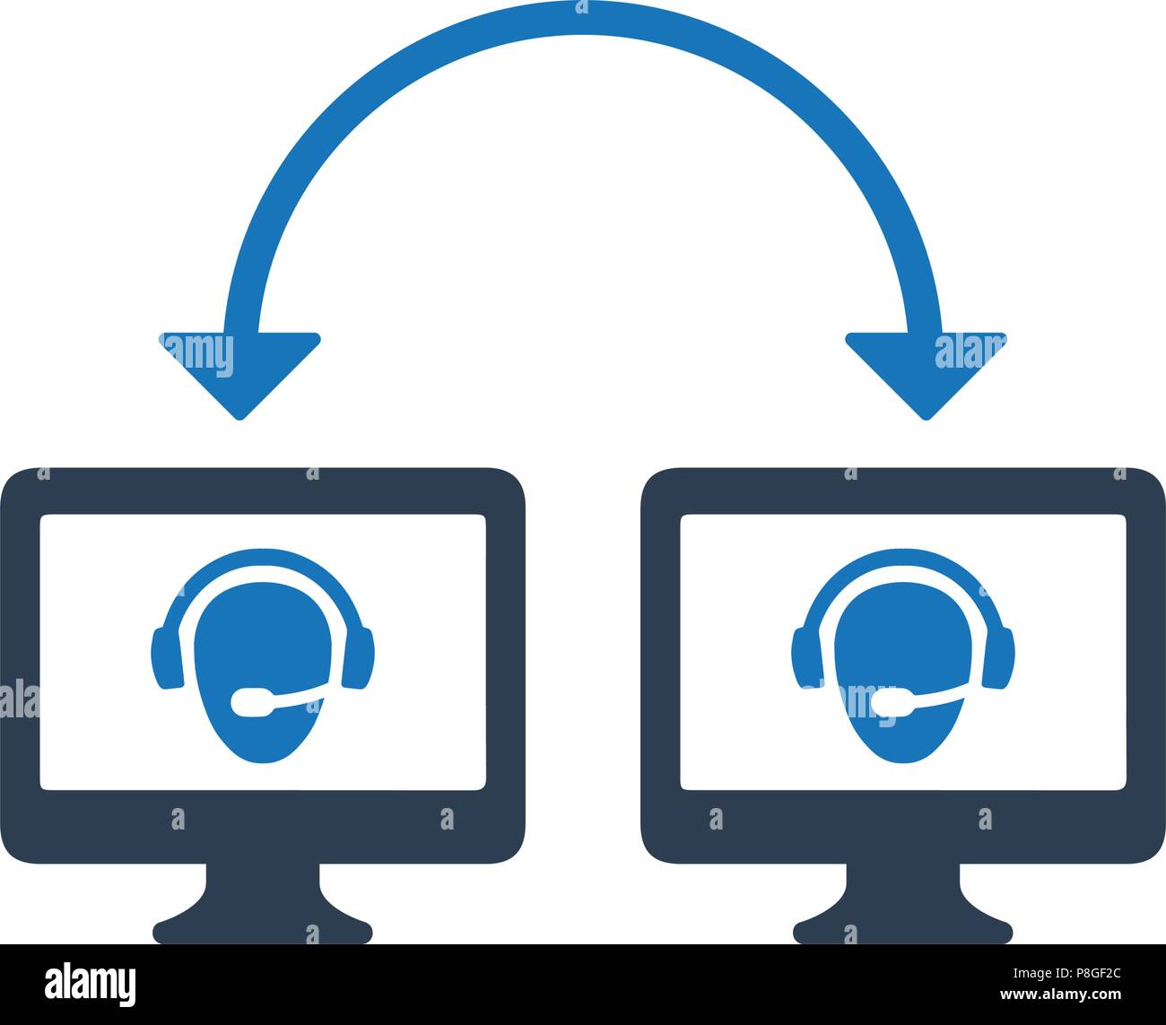 Online Conversation Icon Stock Vector Image & Art - Alamy