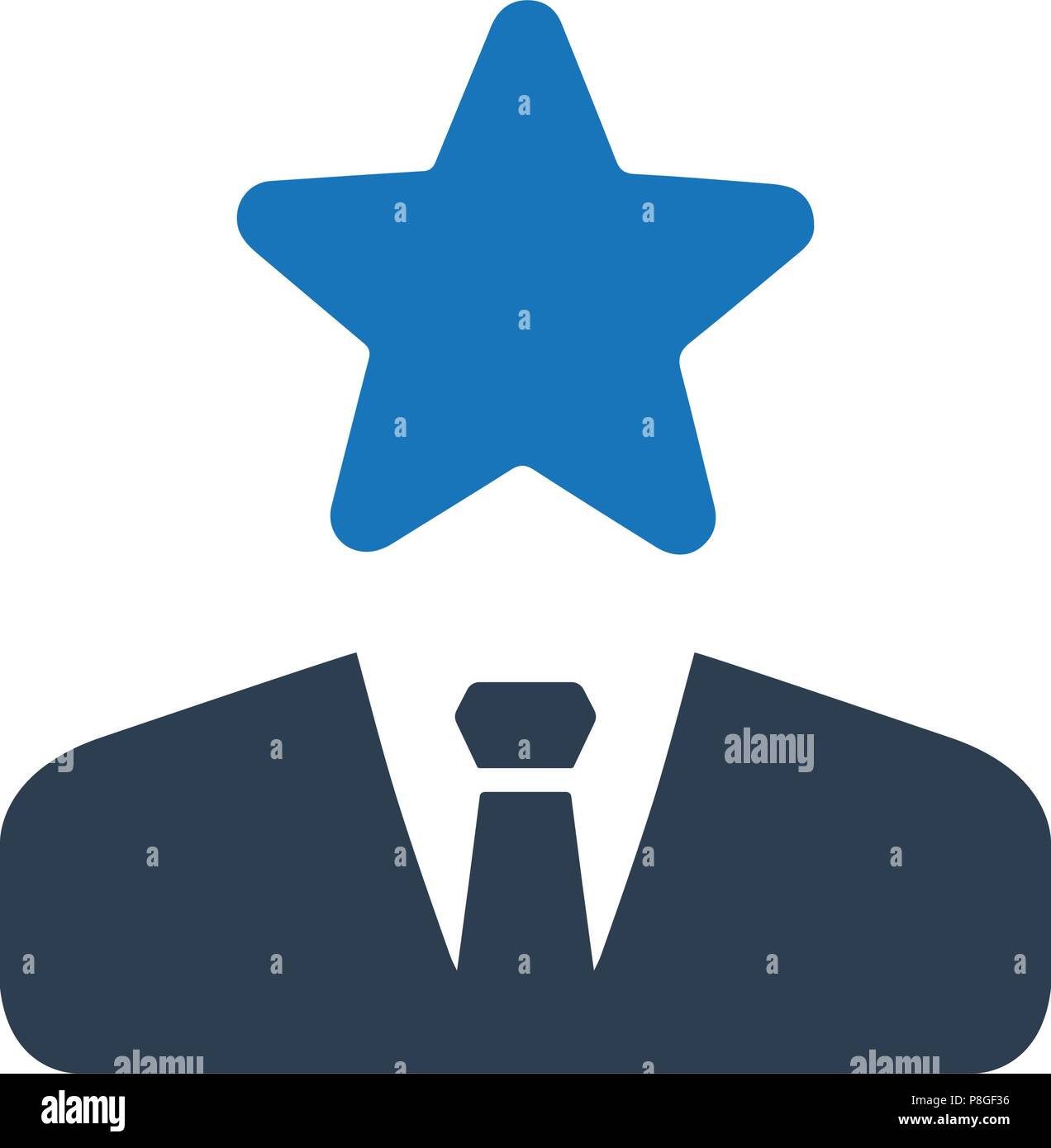 Star Businessman Icon Stock Vector Image & Art - Alamy