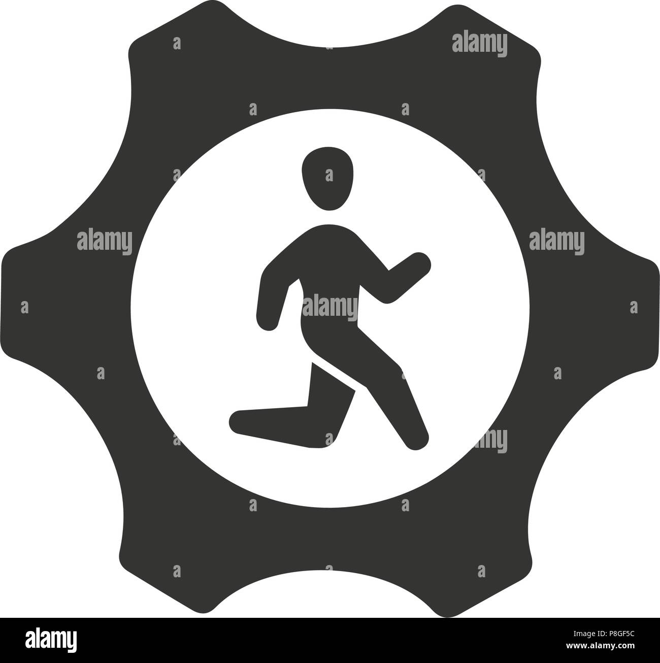 Employee Working Icon Stock Vector Image & Art - Alamy