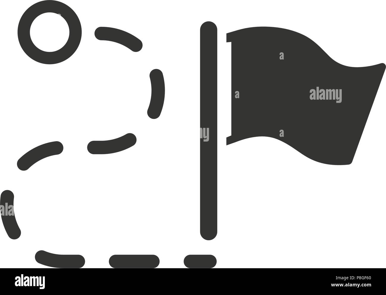 Destination, direction icon Stock Vector Image & Art - Alamy