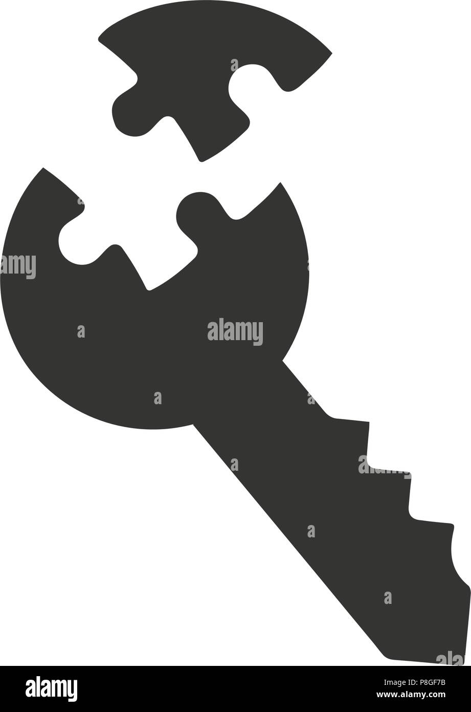Key puzzle Stock Vector Images - Alamy