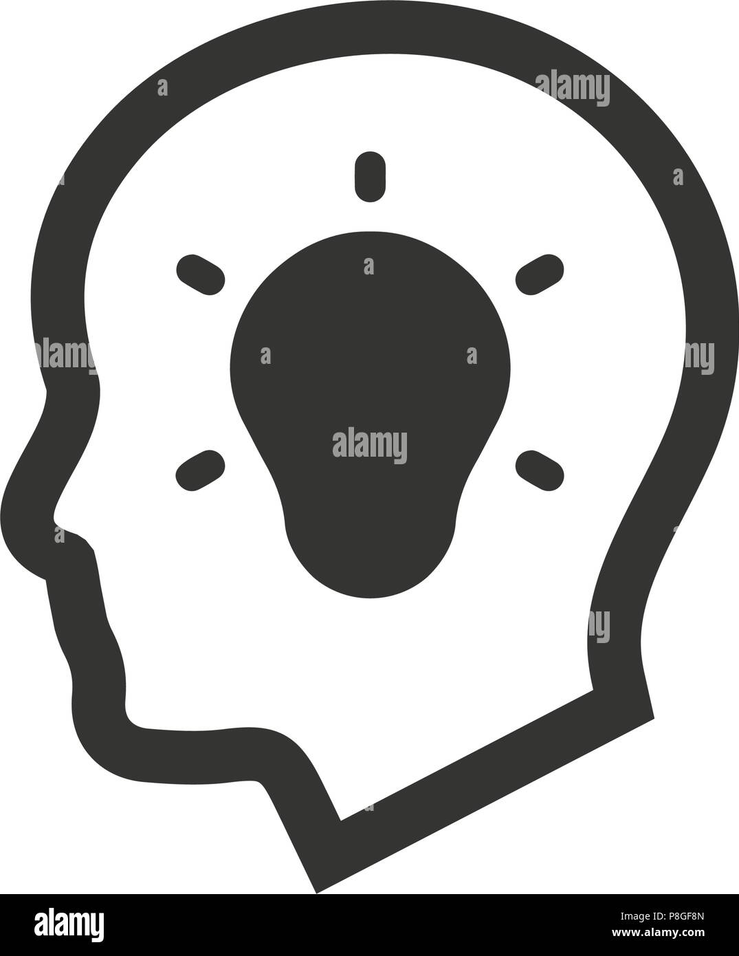 Thinking icon hi-res stock photography and images - Alamy