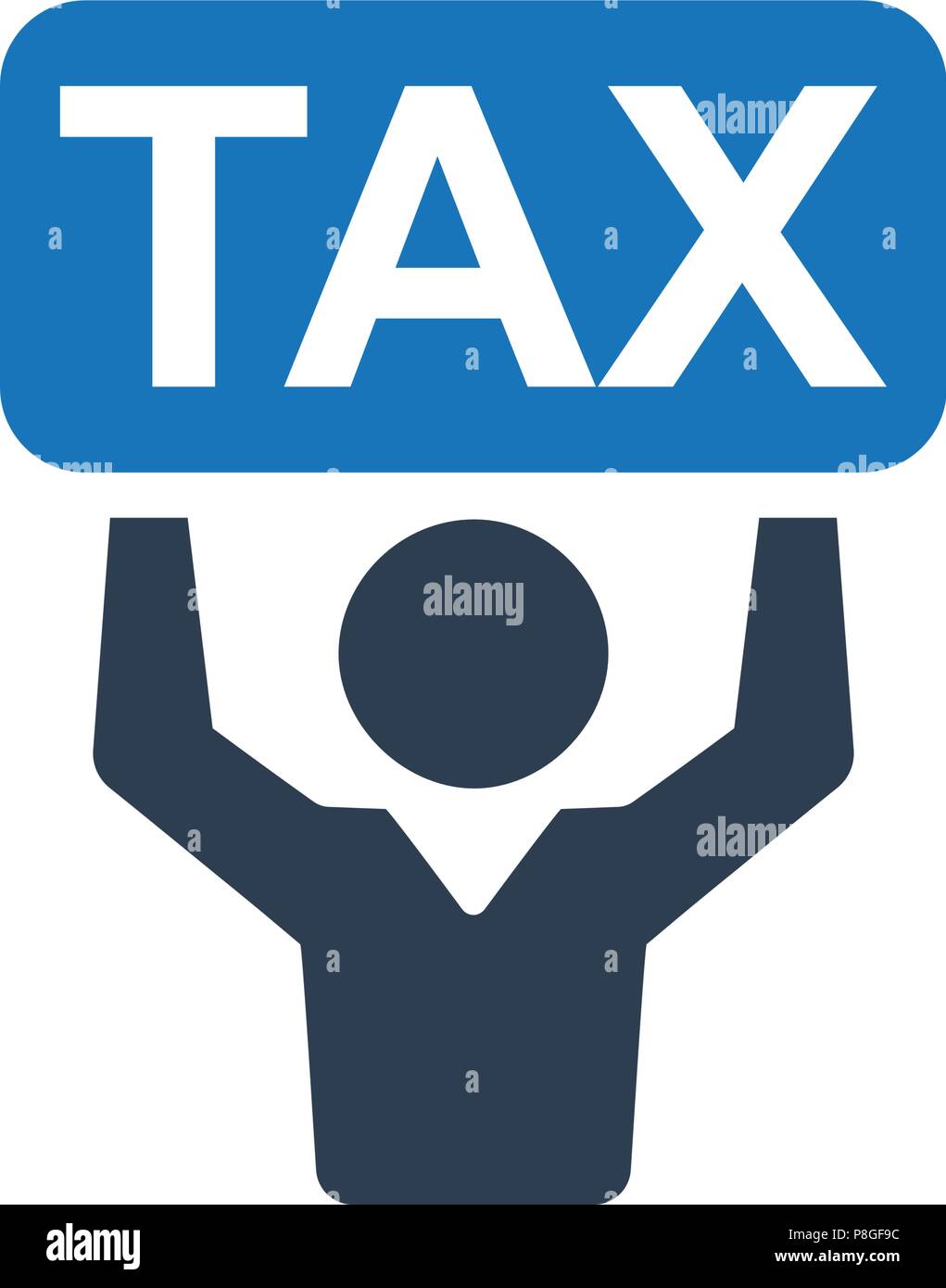 Tax Day Icon Stock Vector Image & Art - Alamy