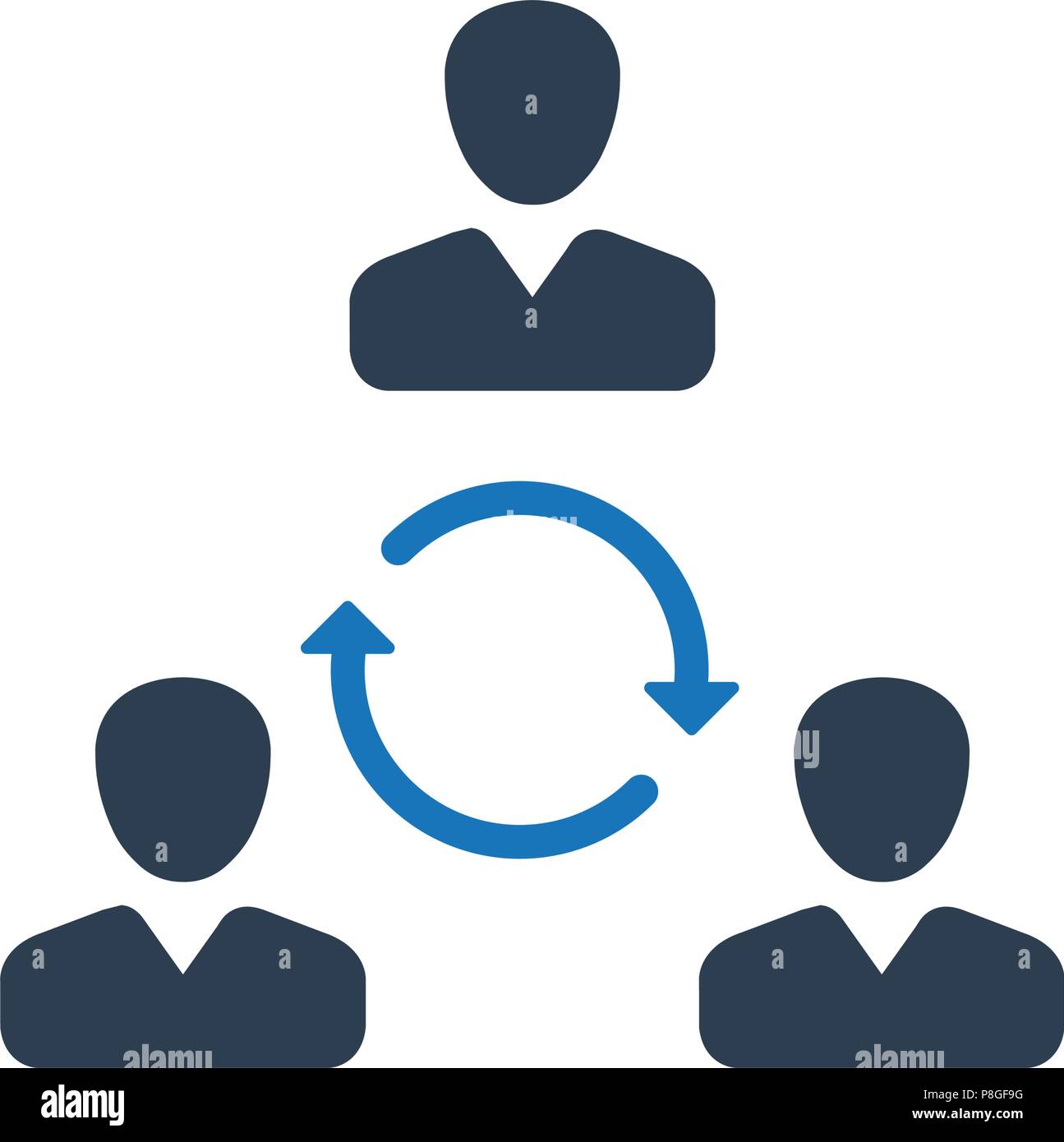 Teamwork Communication Icon Stock Vector Image & Art - Alamy