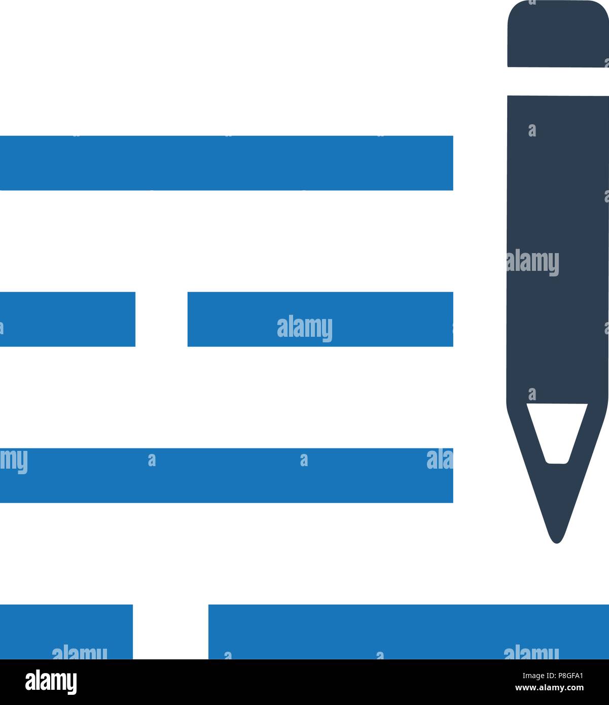 Content Writing Icon Stock Vector Image & Art - Alamy