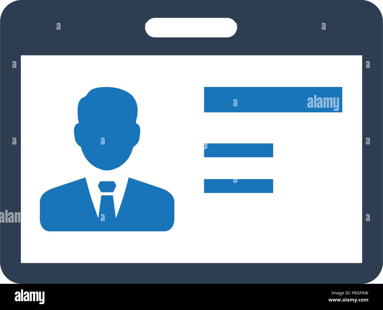 Identity Card Icon Stock Vector Image & Art - Alamy