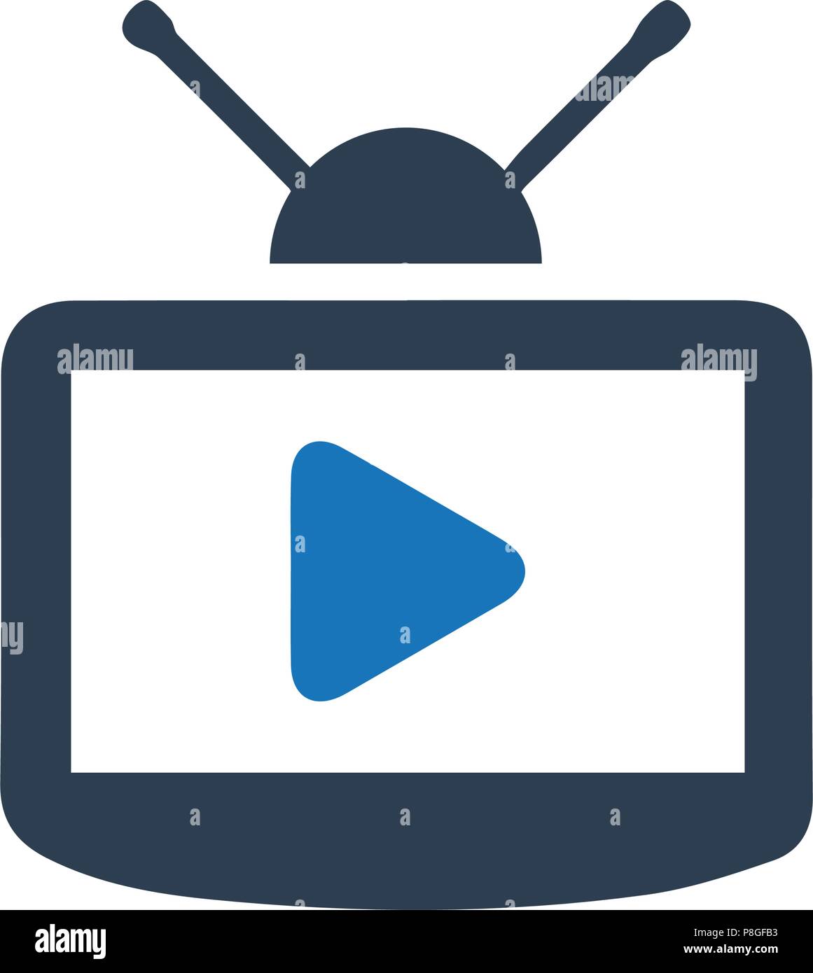 Tv broadcasting Stock Vector Images - Alamy