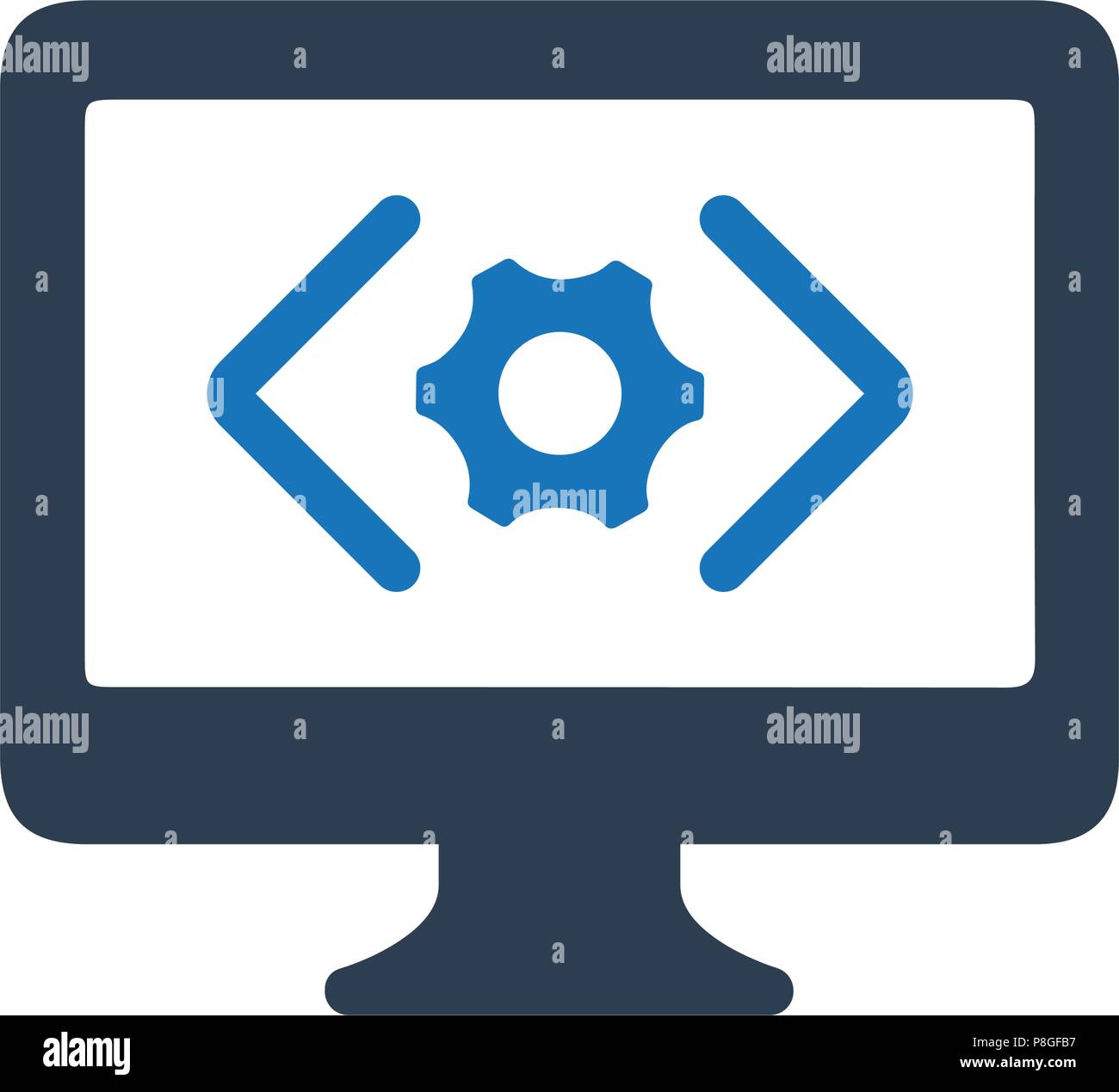 Web Development Icon Stock Vector Image & Art - Alamy