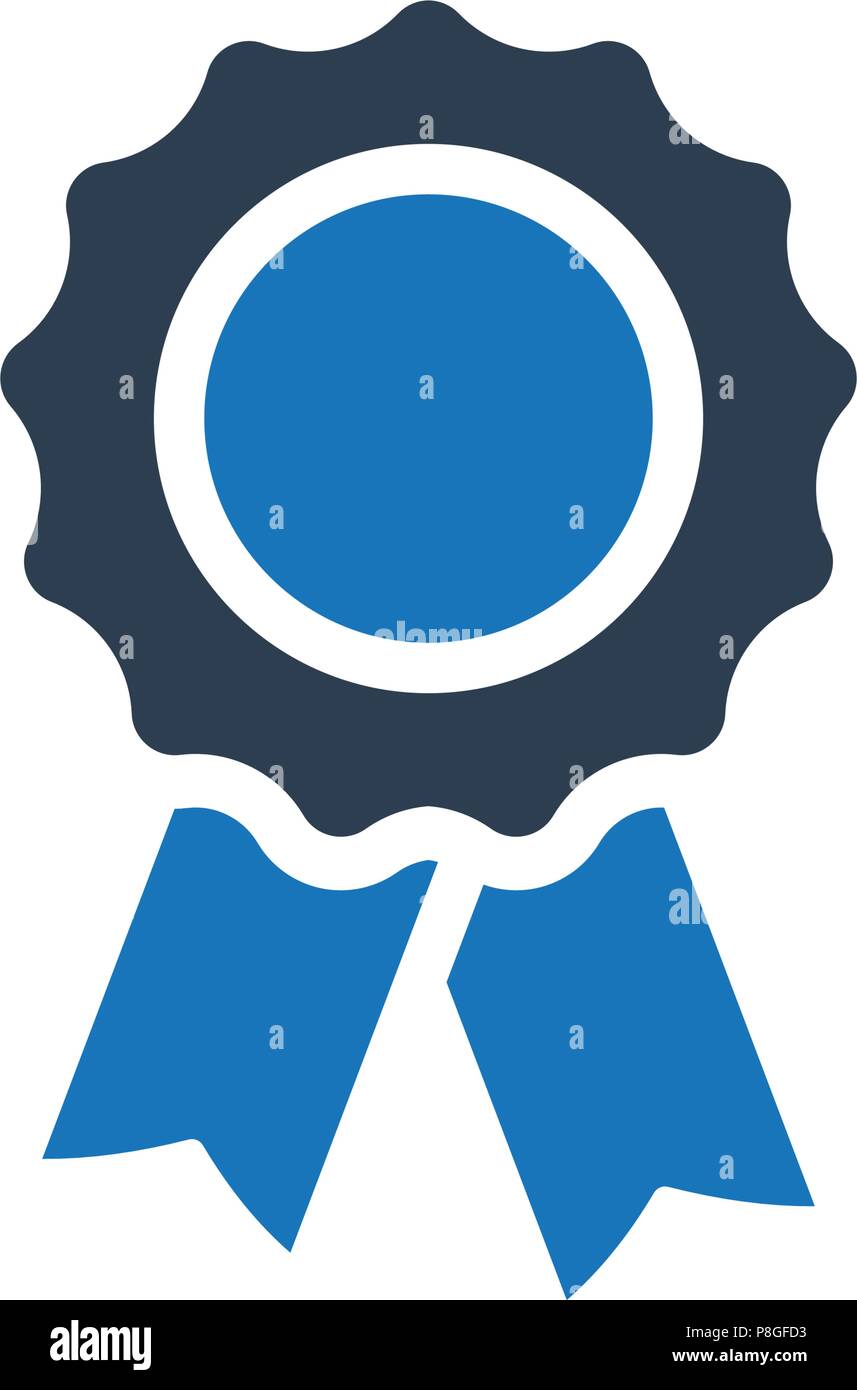 Award Ribbon Icon Stock Vector Image & Art - Alamy