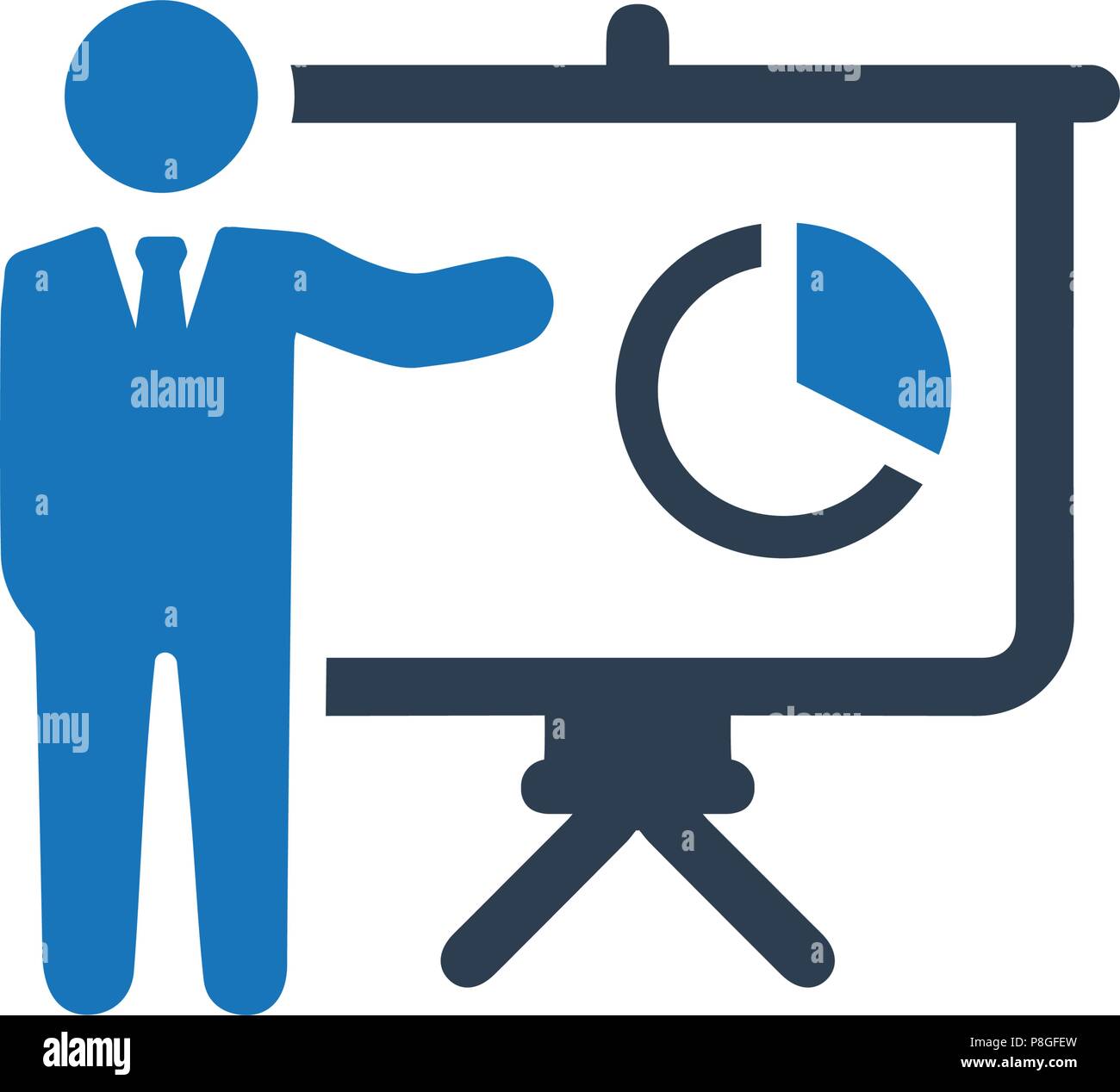 Business Presentation Icon Stock Vector Image & Art - Alamy