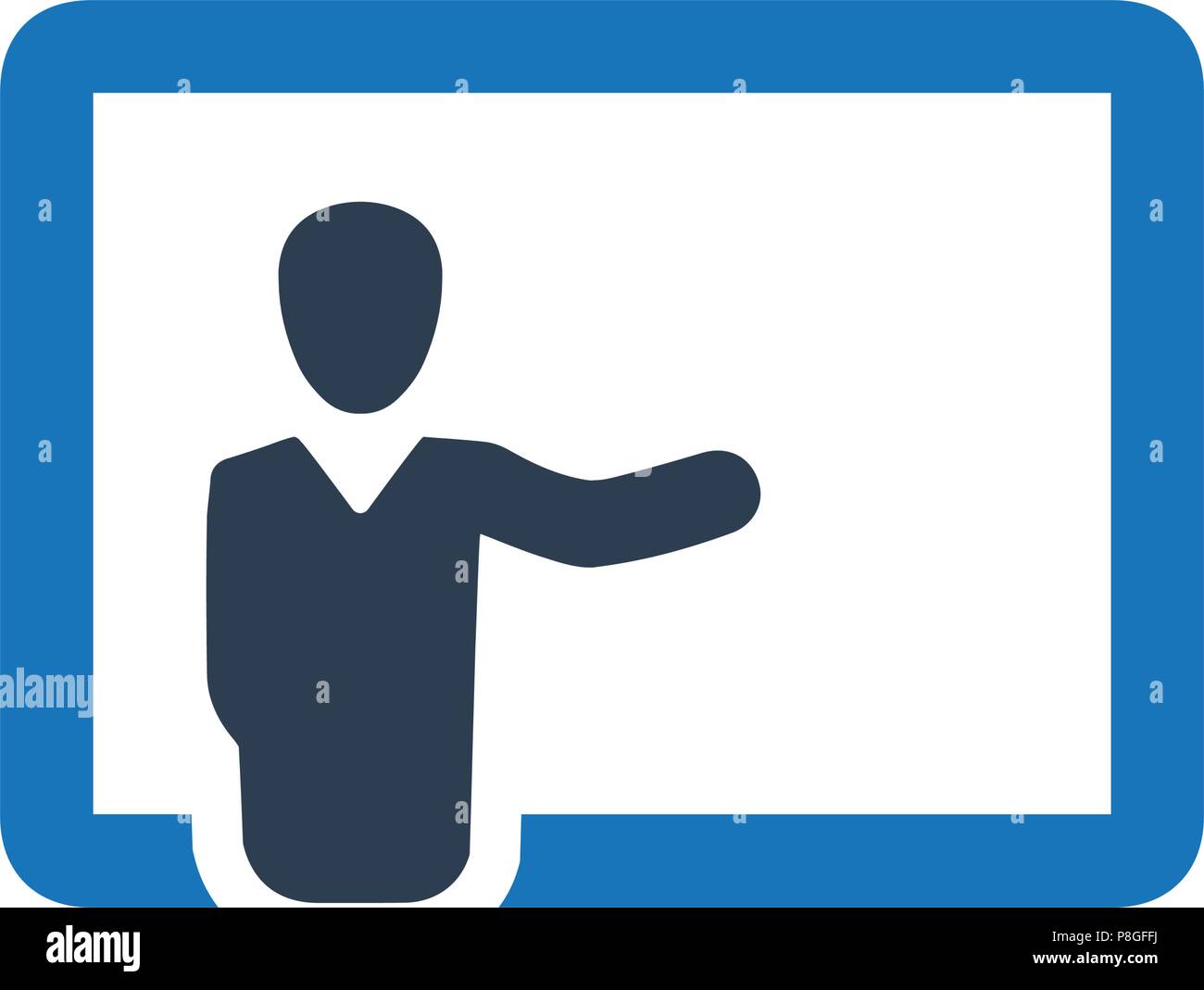 Teaching, Conference Icon Stock Vector Image & Art - Alamy