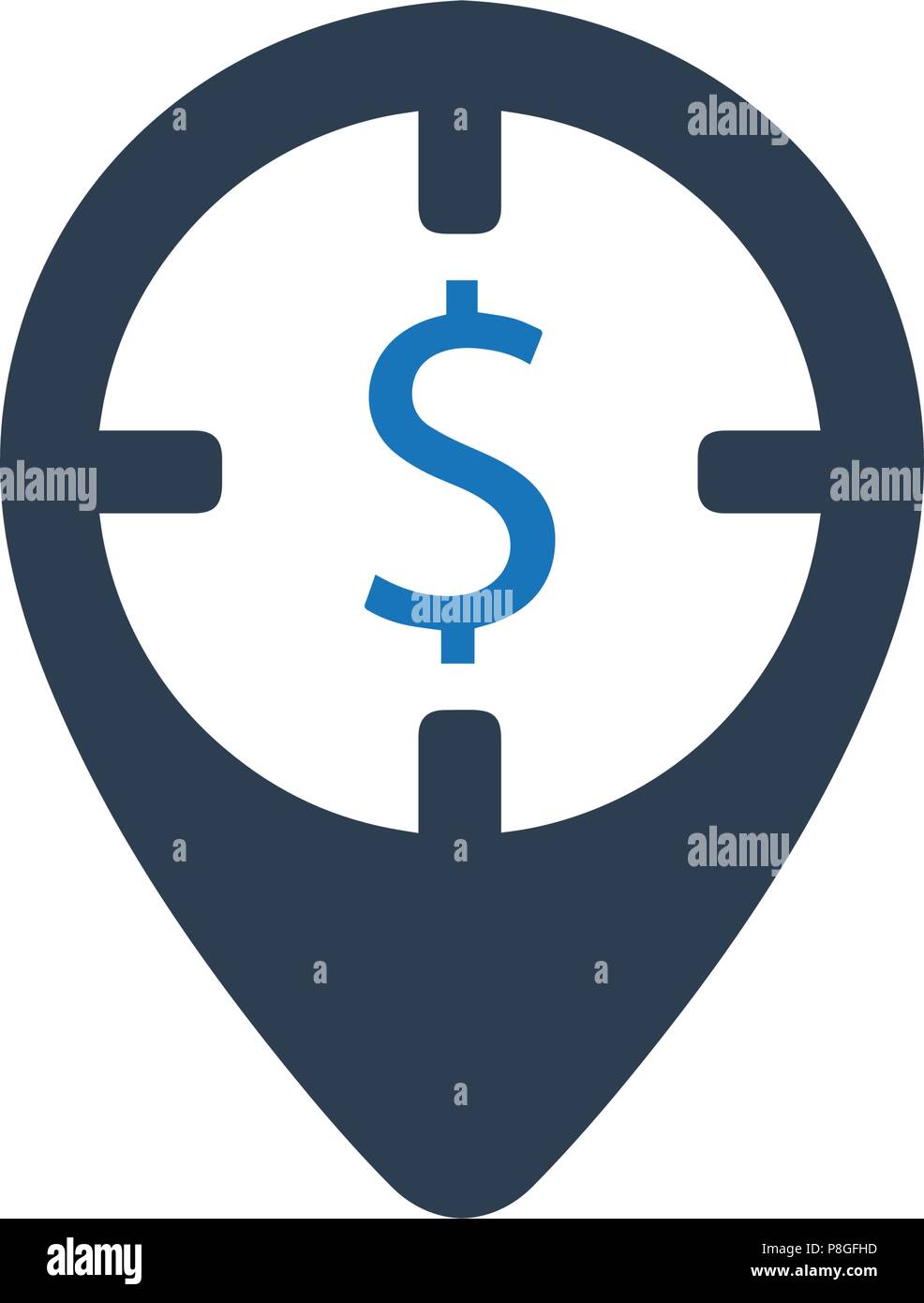 Business Location Icon Stock Vector Image & Art - Alamy