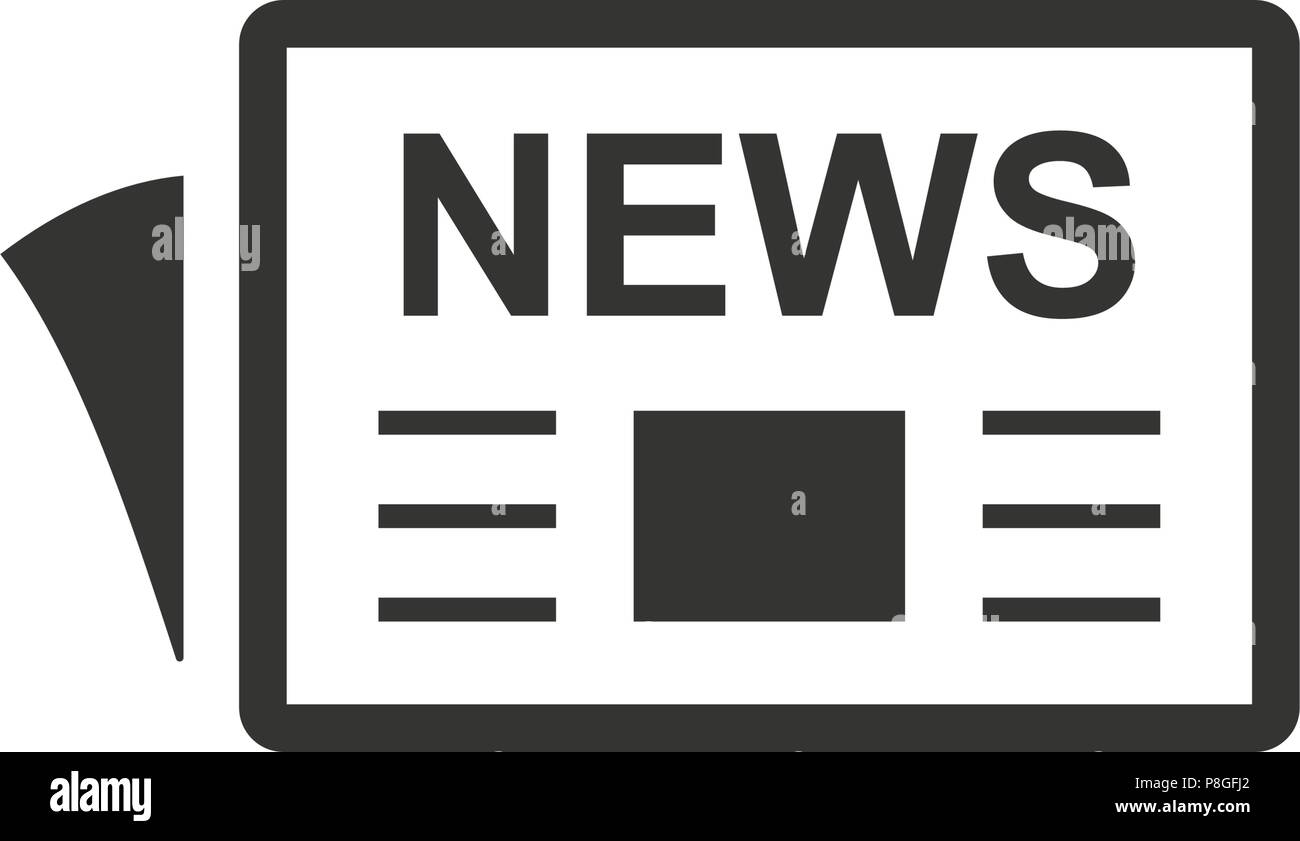 Newspaper, News Icon Stock Vector Image & Art - Alamy