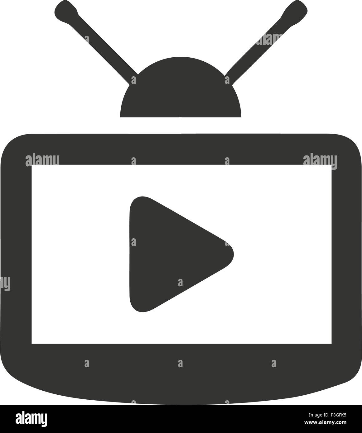 Television, Broadcast Icon Stock Vector Image & Art - Alamy