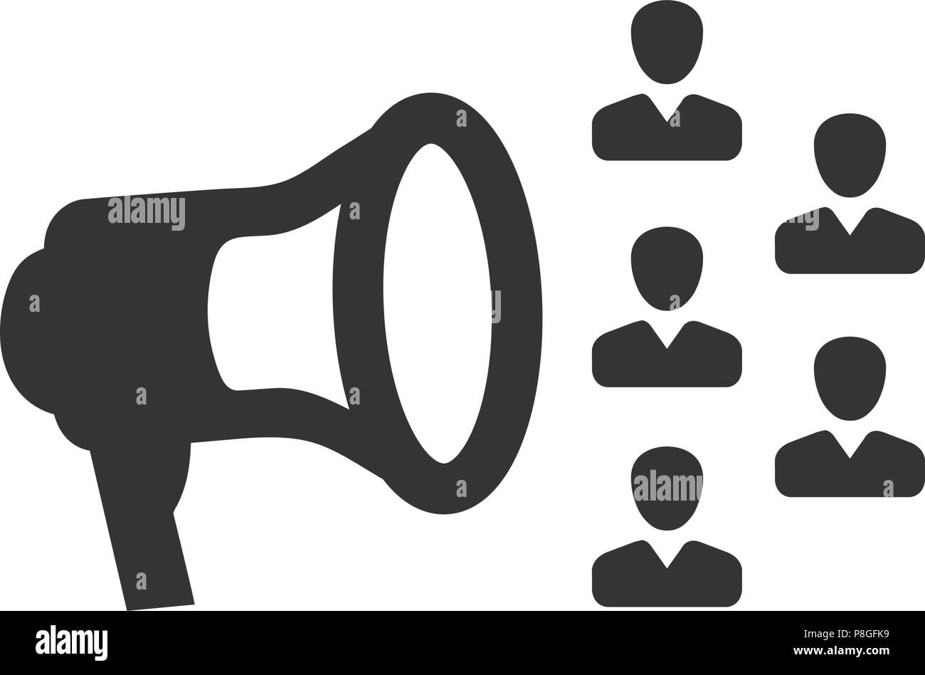 Advertising, announcement icon Stock Vector Image & Art - Alamy