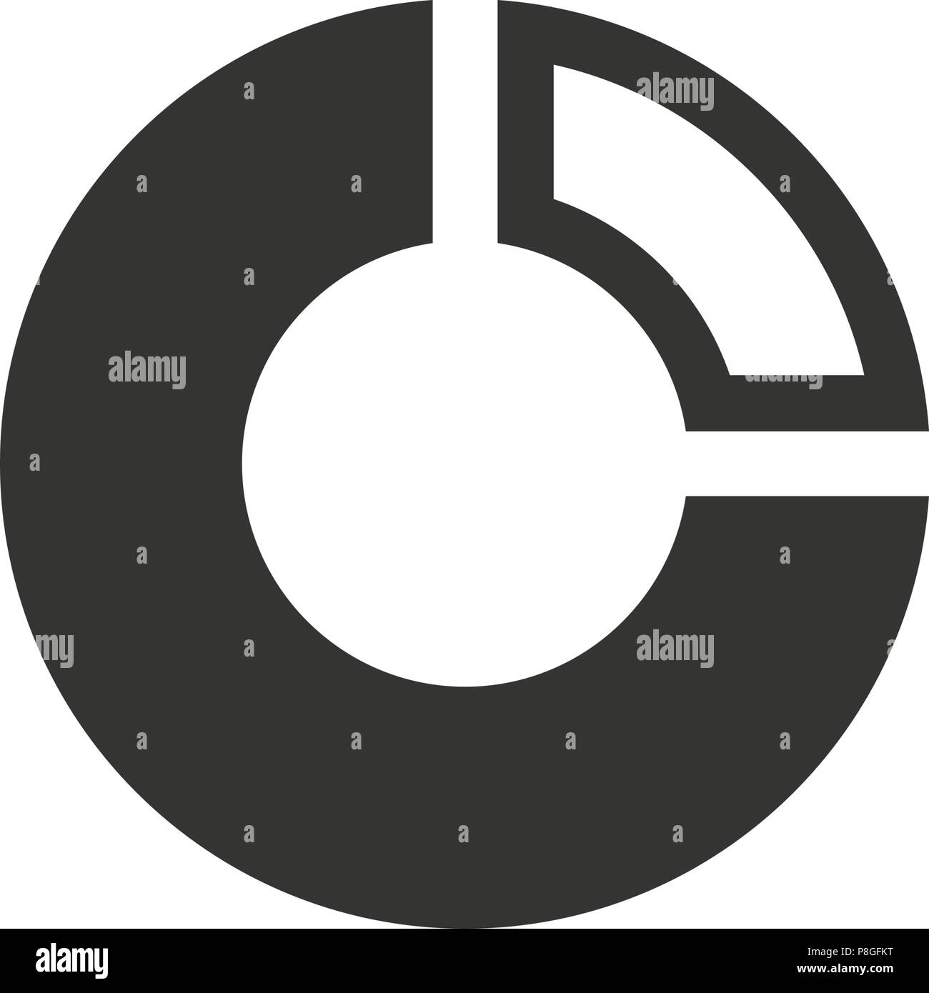 Pie Chart Icon Stock Vector Image & Art - Alamy