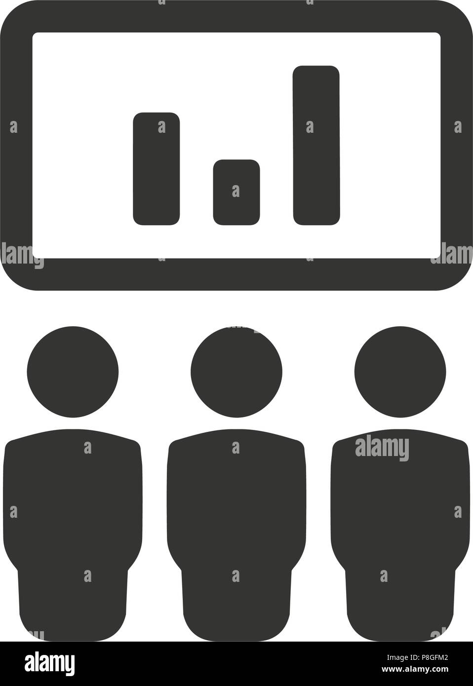 Business Presentation Icon Stock Vector Image & Art - Alamy