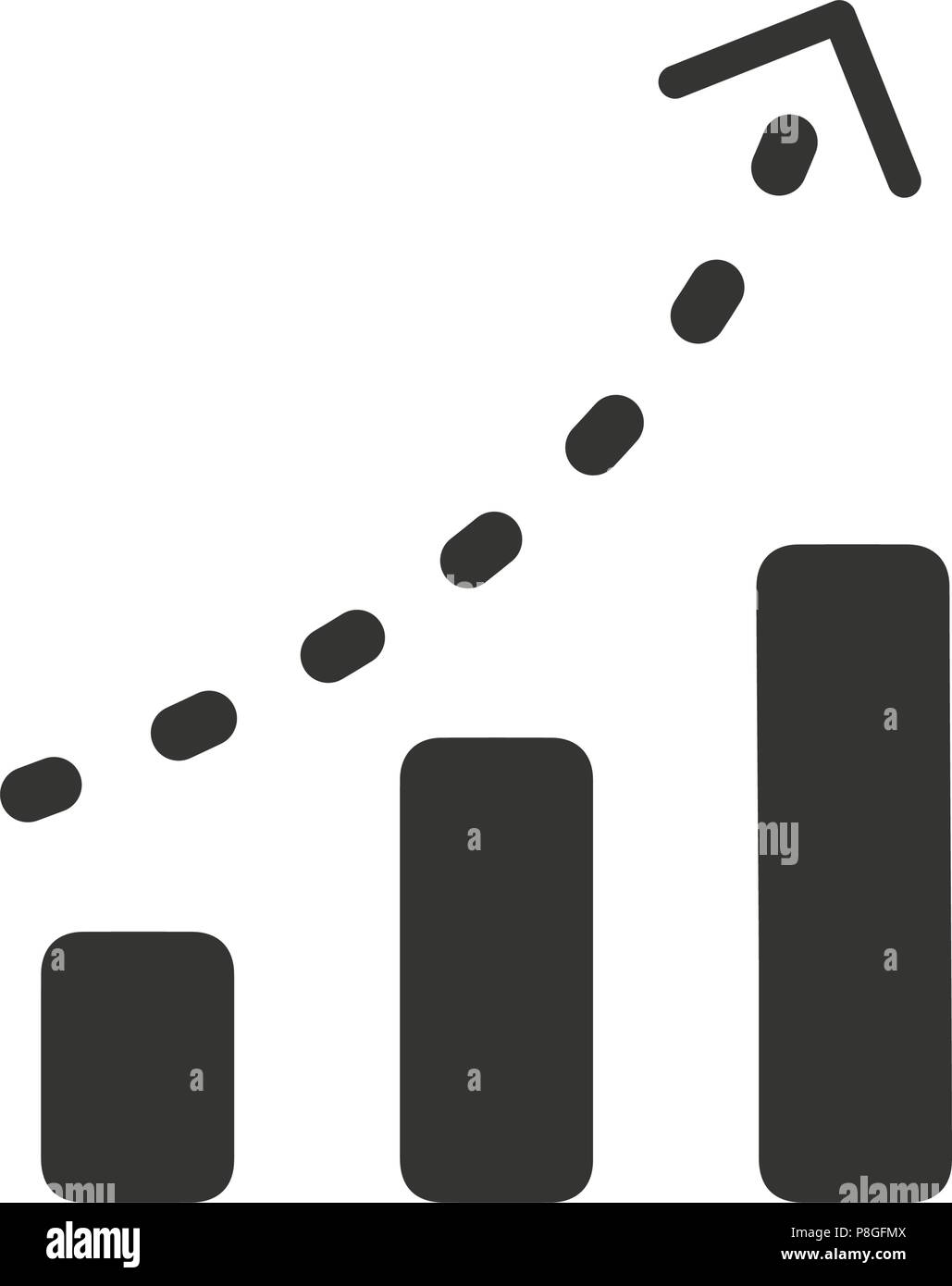 Bar chart icon hi-res stock photography and images - Alamy