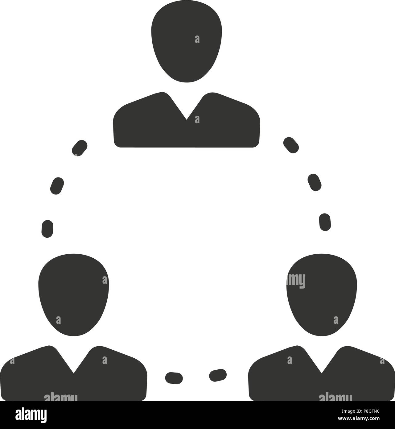 Teamwork communication Stock Vector Images - Alamy