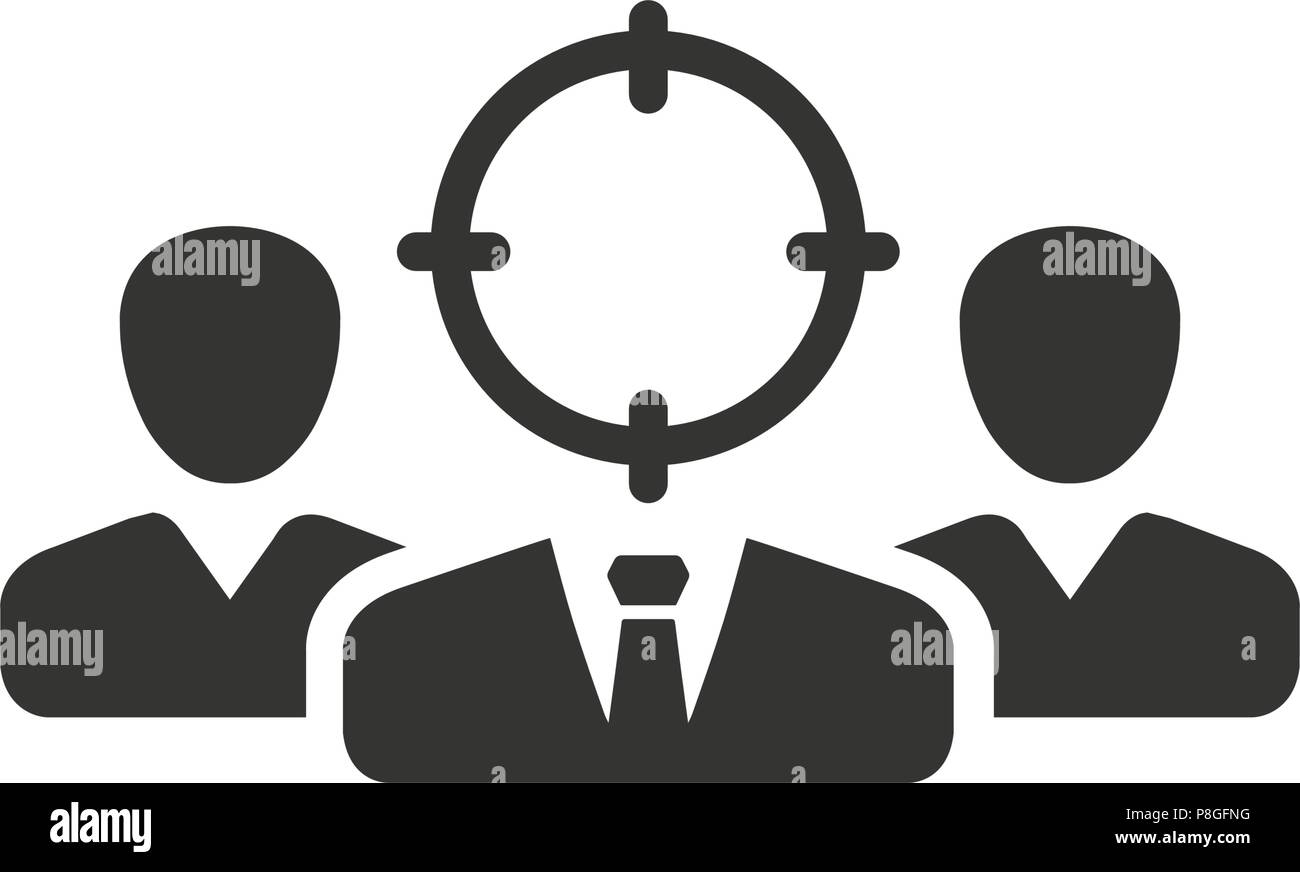 Target Market Icon Stock Vector Image & Art - Alamy