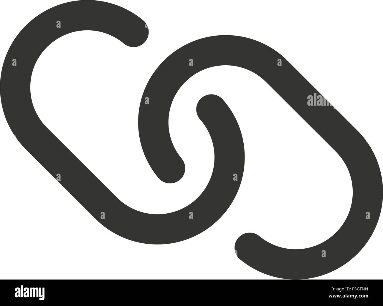Link Building Icon Stock Vector Image & Art - Alamy