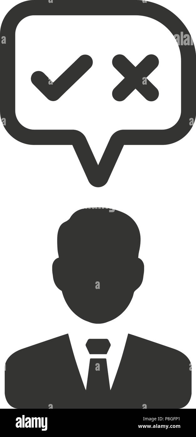 Decision Making Icon Stock Vector Image & Art - Alamy